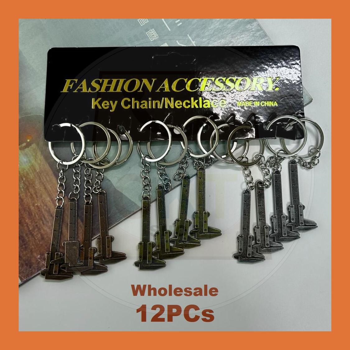 Portable Mini Vernier Caliper Keychain Style Simulation Model Ruler Ve ...